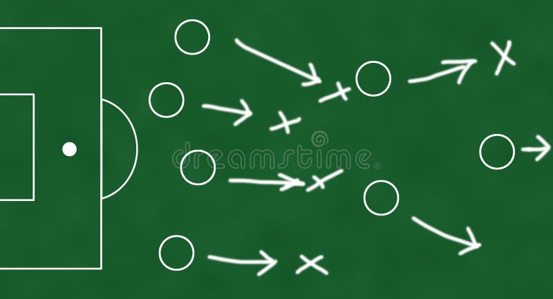 Schema Della Squadra Di Calcio Illustrazioni, Vettoriali E Clipart ...