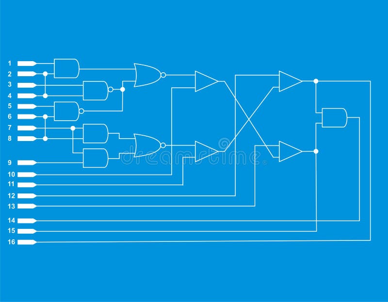 Diagramma logico illustrazione di stock. Illustrazione di inutile ...