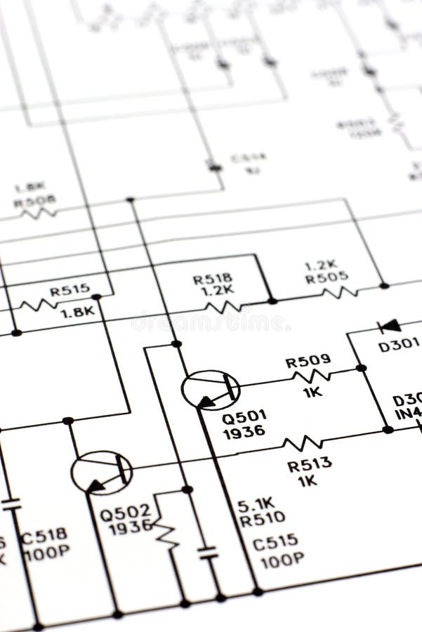 Schematic diagram. stock photo. Image of tech, industry - 5150286