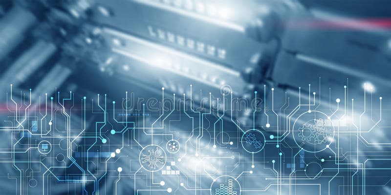 Schematic Electronic Draft Server Room Information Communication ...