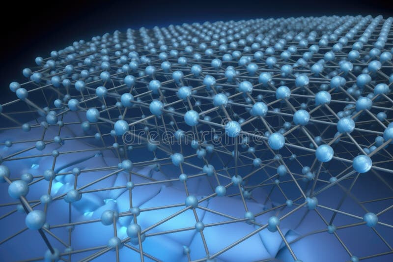 Schematic of Nanomaterial Being Used To Strengthen a Material Stock ...