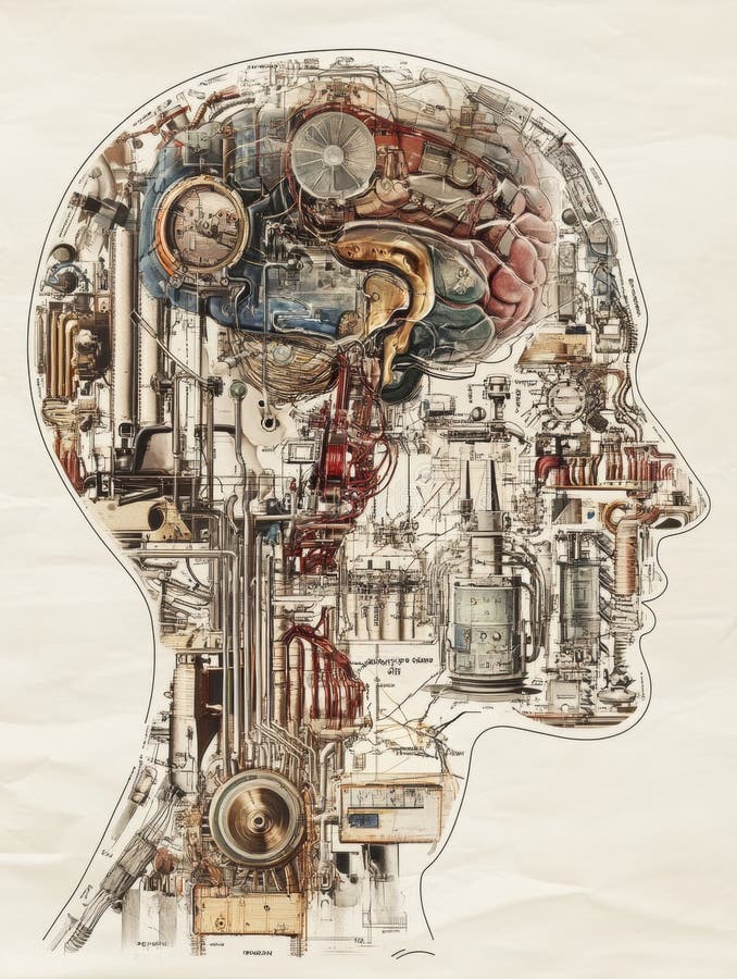 Schematic Representation of Artificial Intelligence Mechanisms within a ...