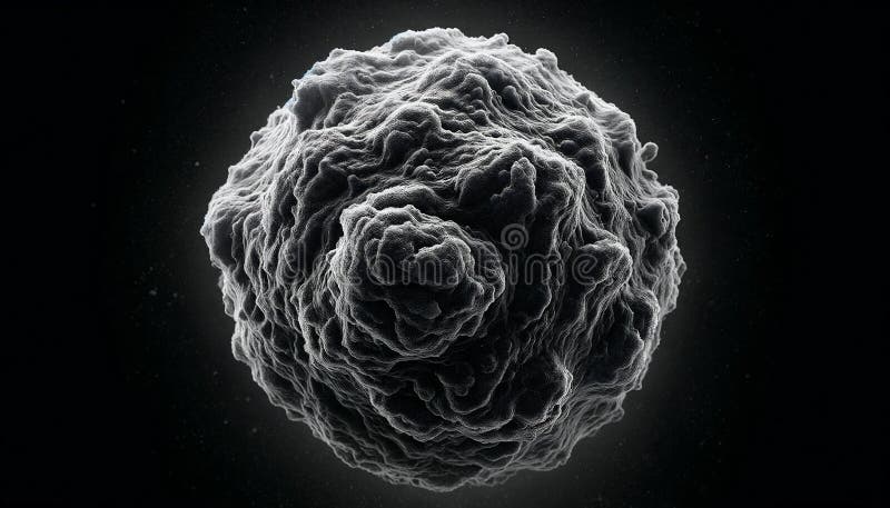Schematic Representation of Cancer Cell Structure Generated by AI Stock ...