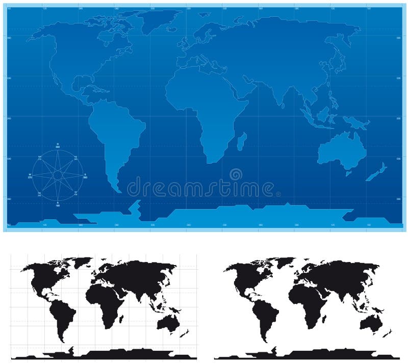 Schematic World stock vector. Illustration of modern - 13288928