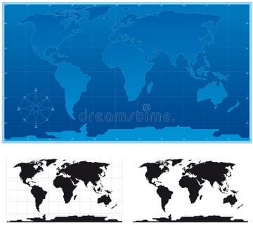 Schematic Ial World Map Stock Illustrations – 1 Schematic Ial World Map ...