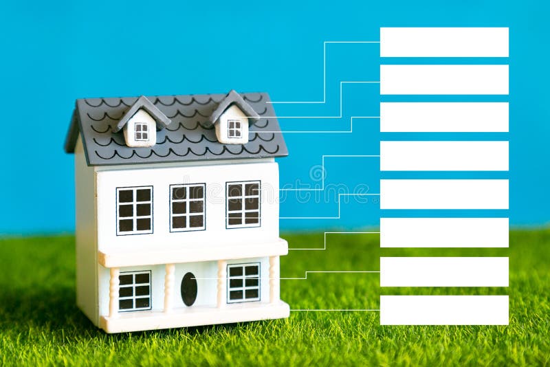 Scheme of the Main Elements of a Residential Building Stock Image ...