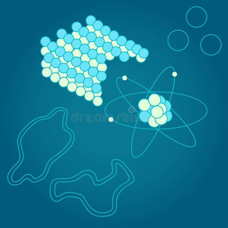Scheme of Physics, Chemistry and Sacred Geometry. Stock Vector ...