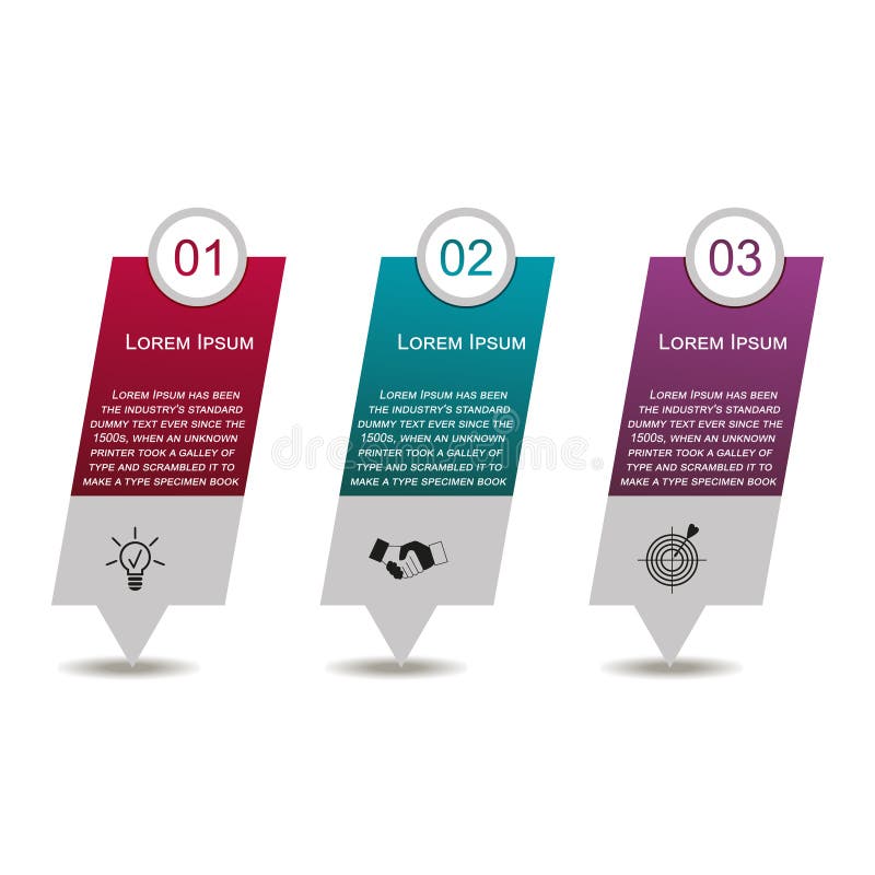 Scheme of the Process of Elements with the Help of Graphics Stock ...