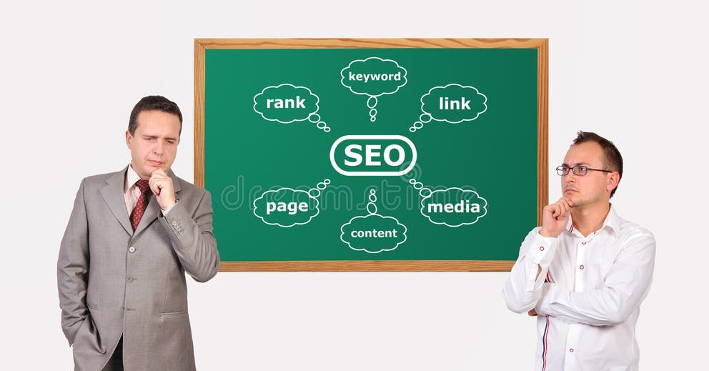 Scheme seo on desk stock image. Image of scheme, desk - 27506873