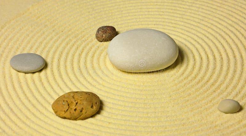 Scheme of Solar System from Stones on Sand Stock Image - Image of ...