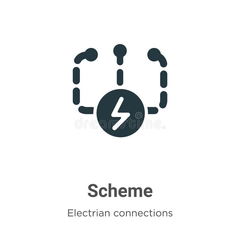 Scheme Vector Icon on White Background. Flat Vector Scheme Icon Symbol ...