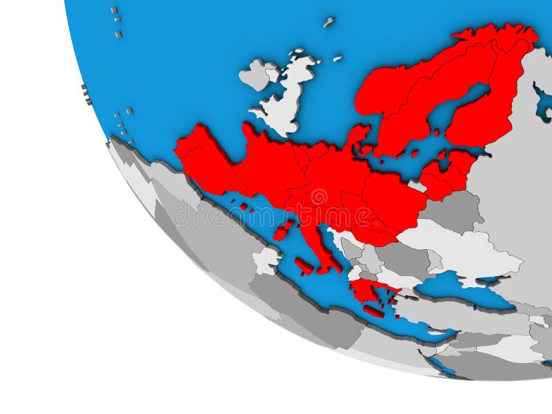 Schengen Area Members with National Flags Stock Vector - Illustration ...