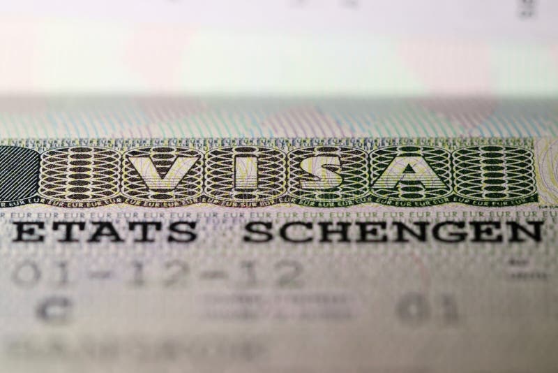 Schengen Visa Sticker Stock Photos - Free & Royalty-Free Stock Photos ...