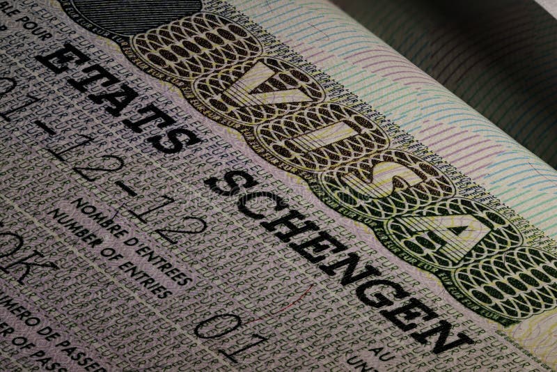 Schengen Visa Sticker Stock Photos - Free & Royalty-Free Stock Photos ...
