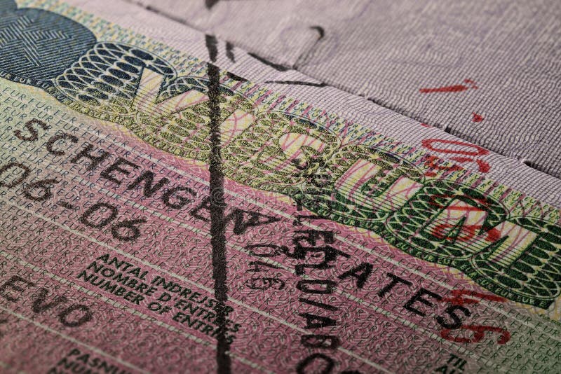 Schengen Visa Sticker Stock Photos - Free & Royalty-Free Stock Photos ...