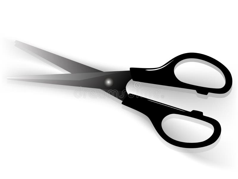 Schere vektor abbildung. Illustration von schönheit, ausrüstung - 19359549