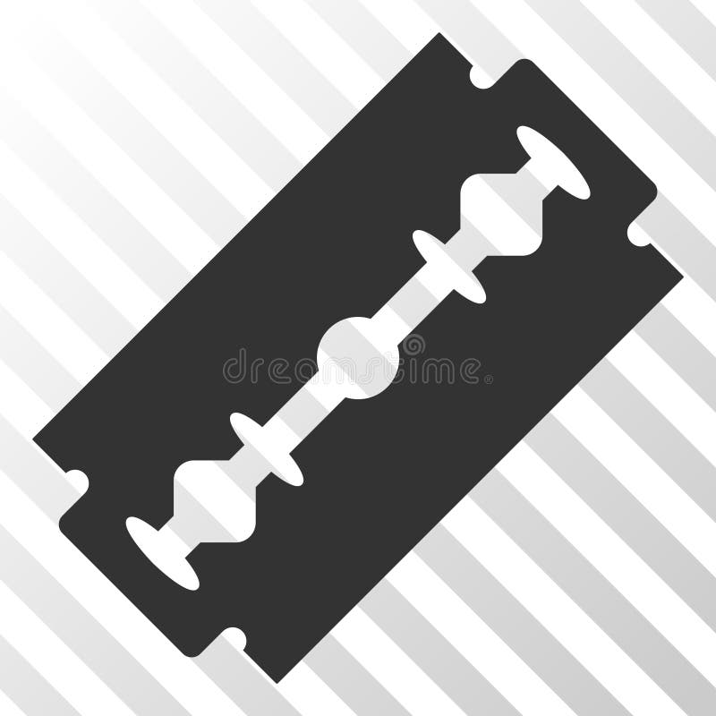 Scherend blad vector illustratie. Illustratie bestaande uit pictogram ...