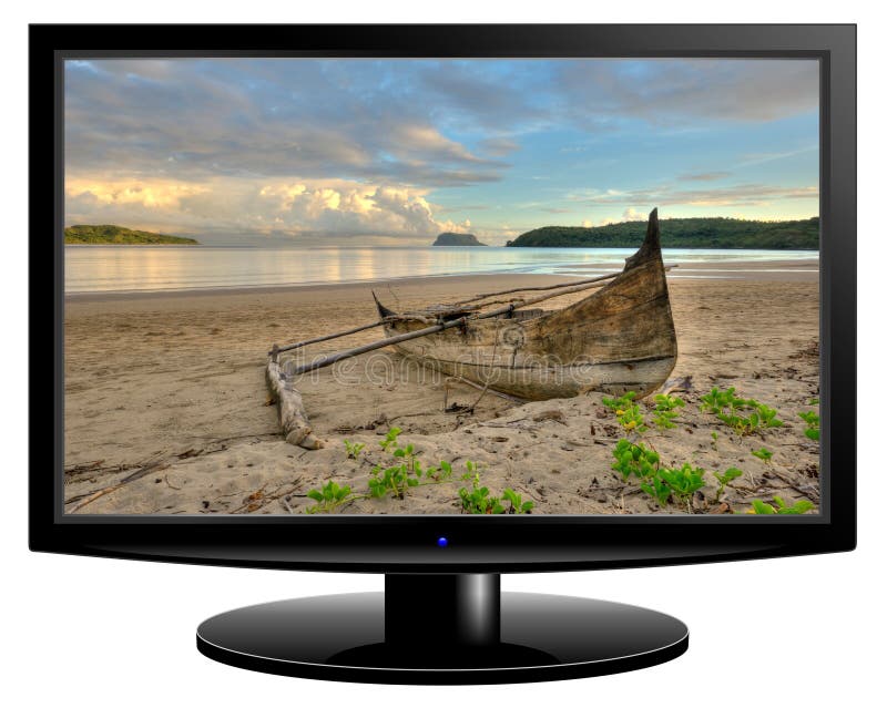 Schermo televisivo fotografia stock. Immagine di fronte - 38379646