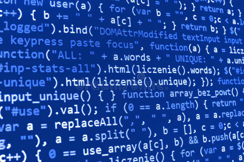 Schermo Di Programmazione Di Codice Sorgente Di Codifica Fotografia ...