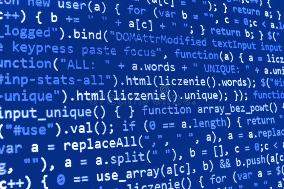 Schermo Di Programmazione Di Codice Sorgente Di Codifica Fotografia ...