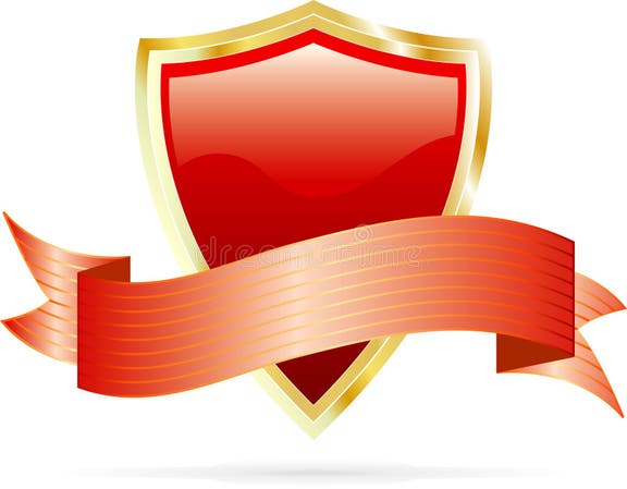 Schermo Rosso Con La Bandiera Illustrazione Vettoriale - Illustrazione ...