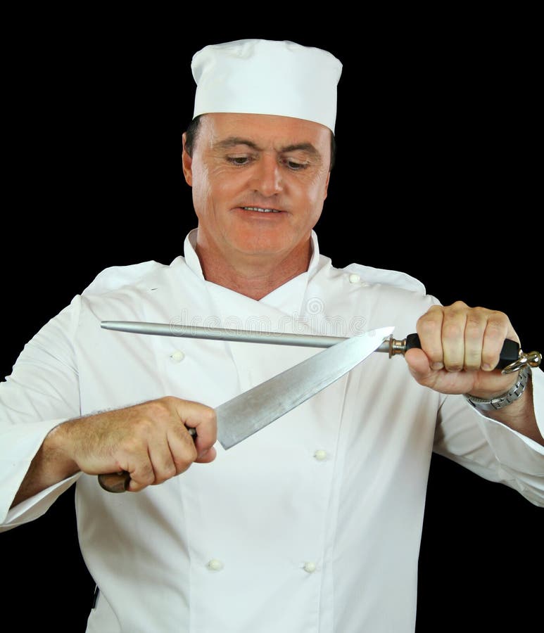 Gekke chef-kok stock foto. Image of grillen, geweld, ontevreden - 7257526