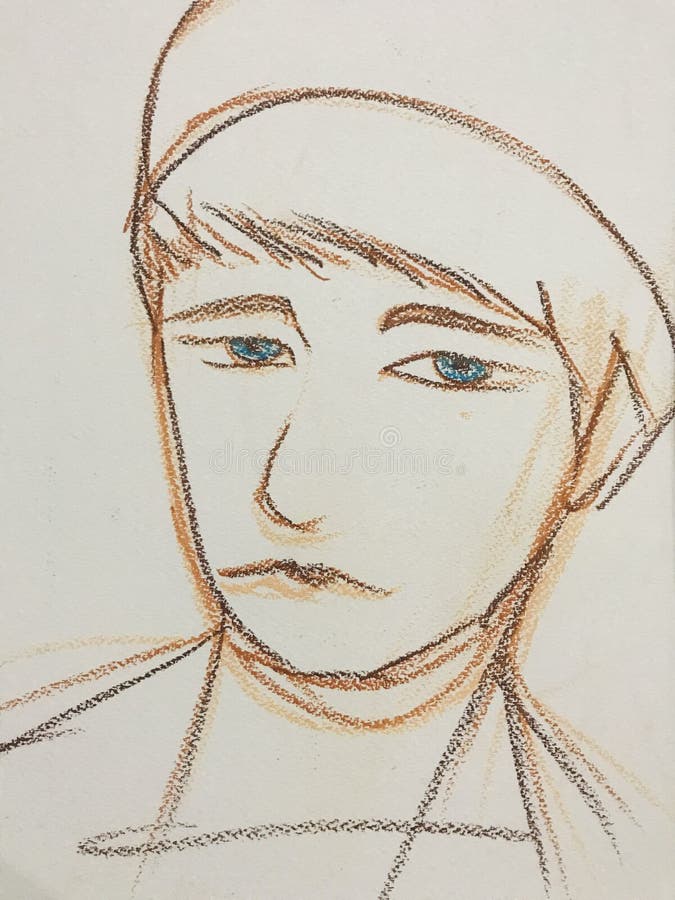 Schets van een cartoon stock foto. Image of schets, beeldverhaal ...