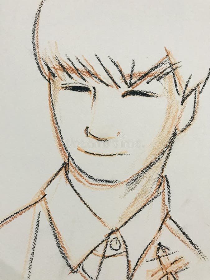 Schets van een cartoon stock afbeelding. Image of schets - 172706813