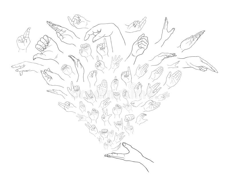 Open Hand Die De Vogel Van De Vrijheid in Duidelijke Blauwe Hemel ...