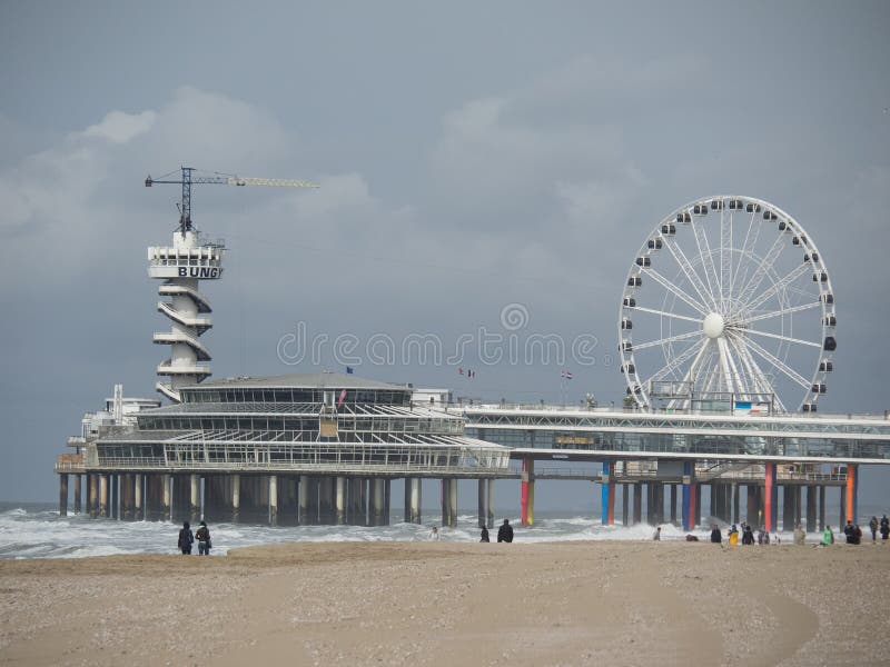 Scheveningen and the Hague in the Netherlands Editorial Stock Photo ...