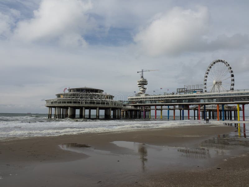 Scheveningen and the Hague in the Netherlands Editorial Photo - Image ...