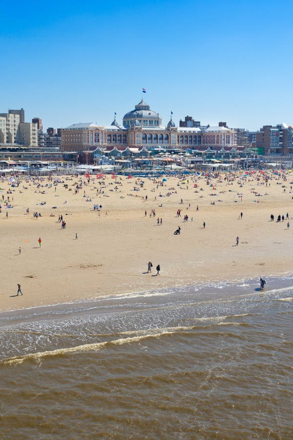 Scheveningen strand, Haag arkivfoto. Bild av sommar - 116567428