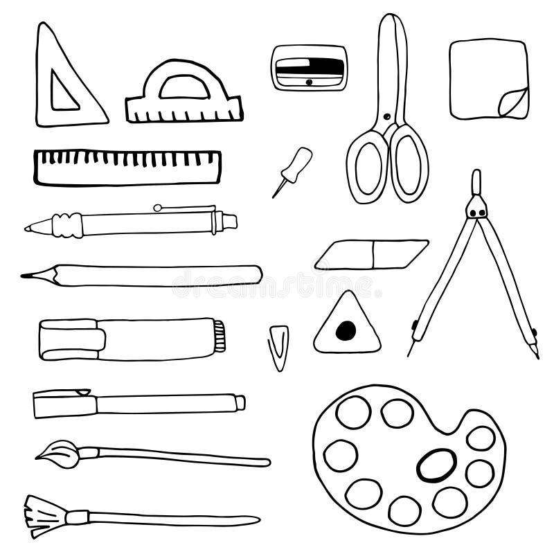 Stationery Items Stock Illustrations – 9,582 Stationery Items Stock ...