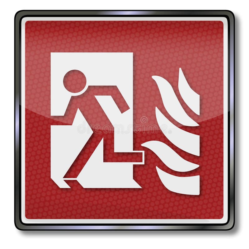Firefighting Safety Signs Stock Illustrations – 134 Firefighting Safety ...