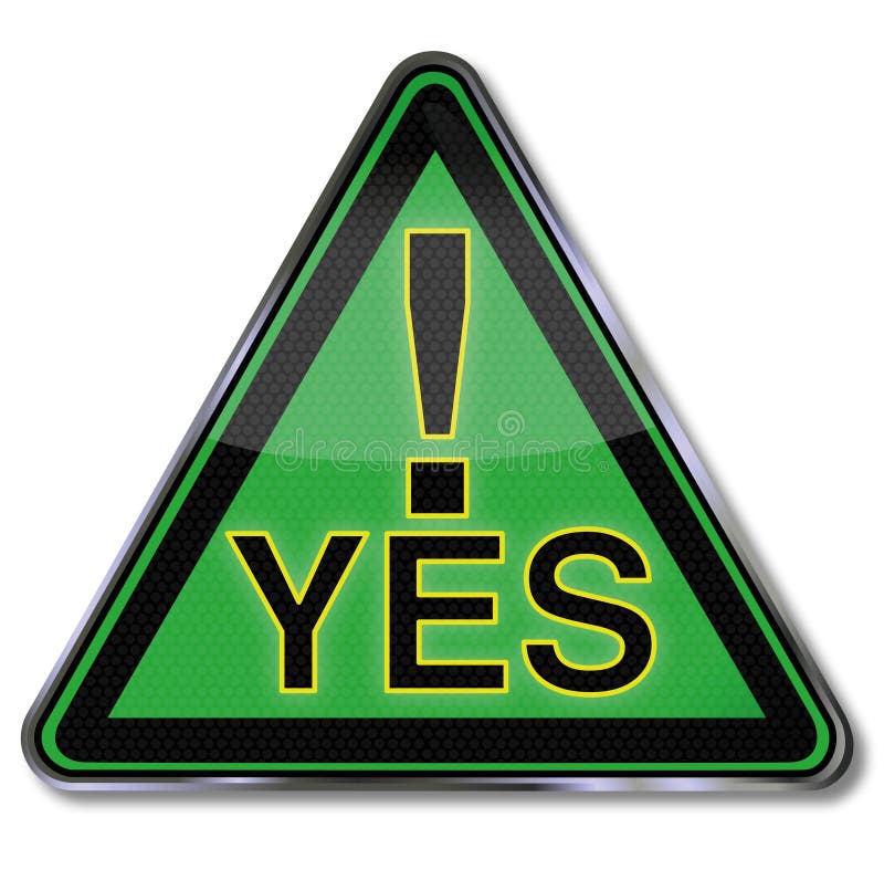 Safety green call sign stock vector. Illustration of note - 112461476