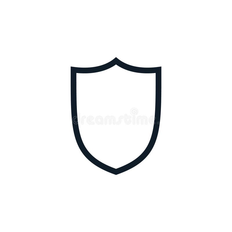 Schild Symbol Vektor Logo Design Vorlage Vektor Abbildung ...