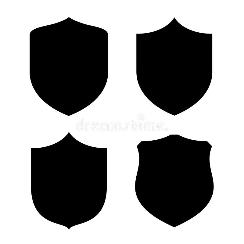 Schildform vektor abbildung. Illustration von formen - 48552397