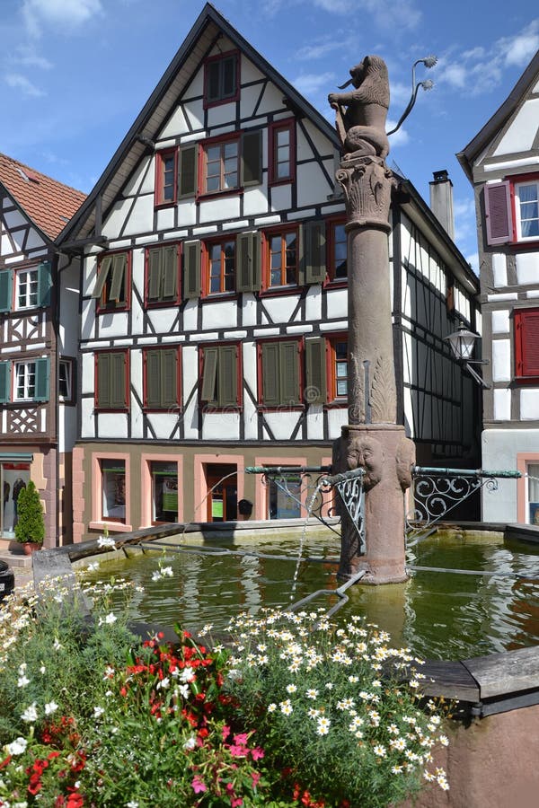 The Village Of Schiltach In Germany Stock Image - Image of picturesque ...