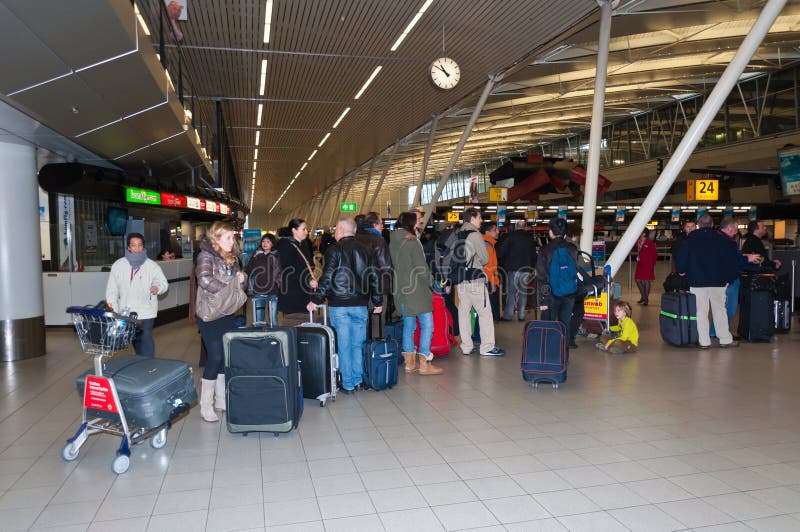 Schiphol Airport Netherlands Editorial Photography - Image of gate ...