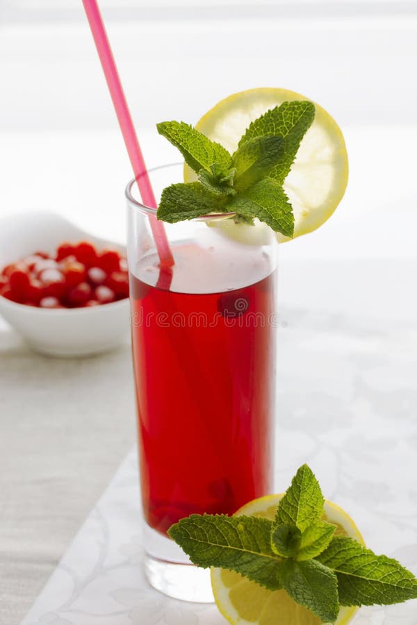 Schizandra Chinensis Drink. Stock Image - Image of lemon, summer: 56593511