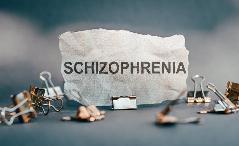 Schizophrenia Text on Paper. Word Schizophrenia on a Piece of Paper ...
