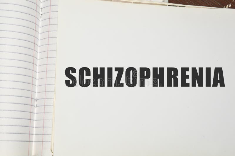 Schizophrenia Word Written on White Paper Stock Image - Image of ...