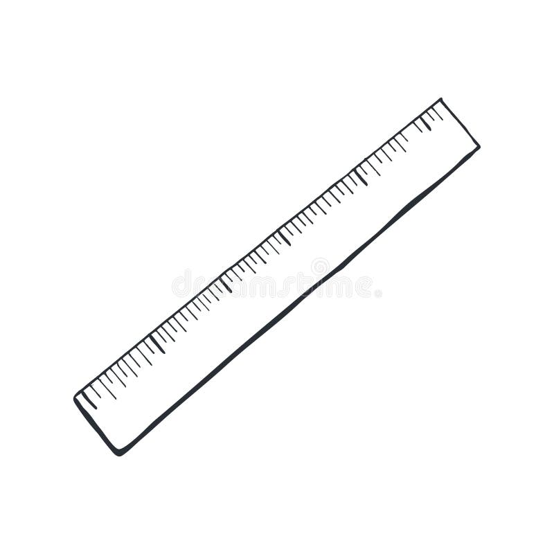 Righello E Sketch, Icona a Forma Piatta. Foglio Di Disegno Tecnico E ...