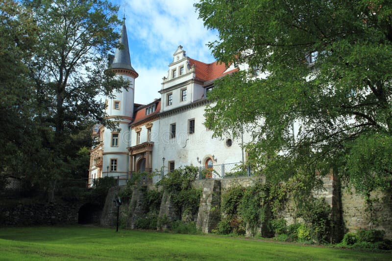 Schkopau Castle stock image. Image of tree, saxony, castle - 60012227