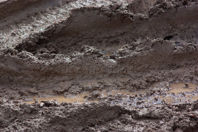 Schlamm auf der Straße stockbild. Bild von slob, dirtiness - 23967009