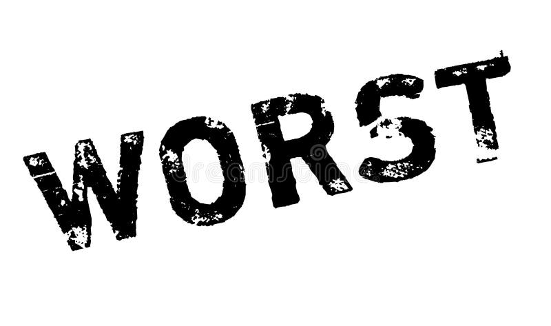 Schlechtester Stempel stock abbildung. Illustration von vorsatz - 84810475