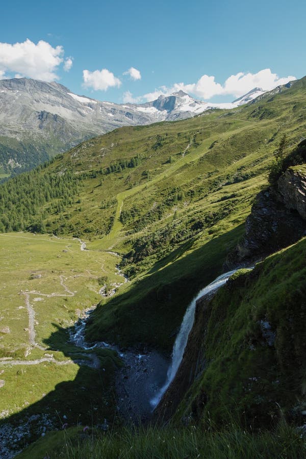 Schleierfall Cascade in Tux Tyrol Stock Photo - Image of nature ...