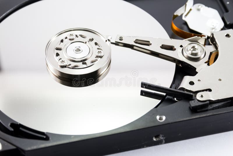 Festplatte nach innen stockbild. Bild von byte, nahaufnahme - 39006719