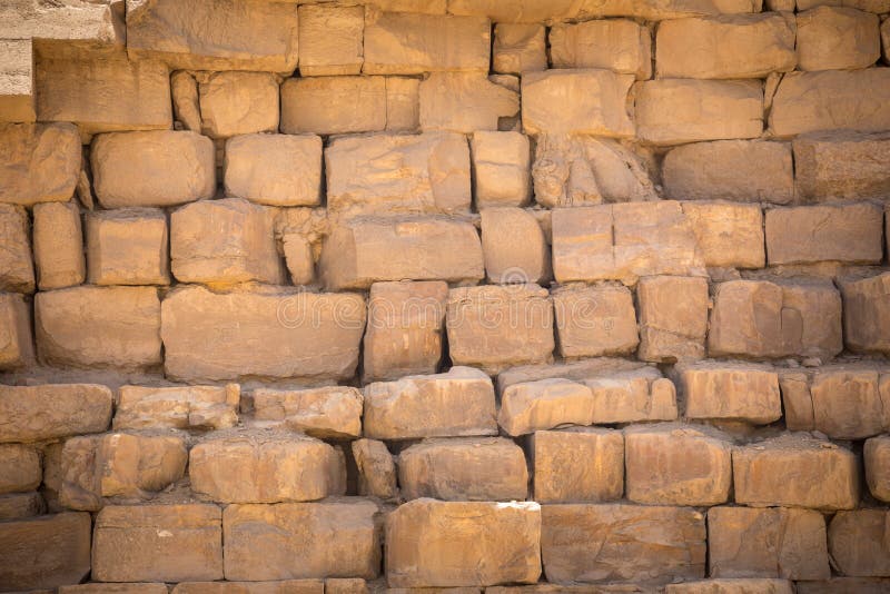 Schließen Sie Oben Von Der Großen Pyramide Stockfoto - Bild von giseh ...