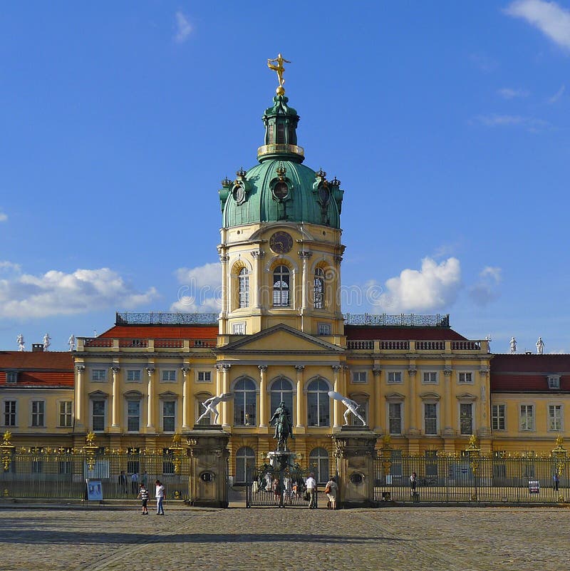 Schloss Charlottenburg, Berlin Stock Image - Image of berlin, touristic ...